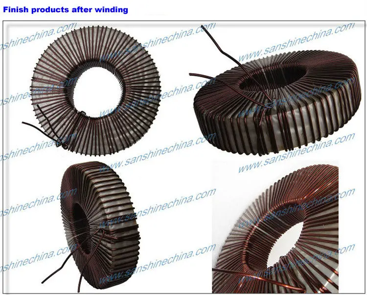 SANSHINE CNC Toroid Transformer Winding Machine for 1.0-4.0mm Wire Diameter