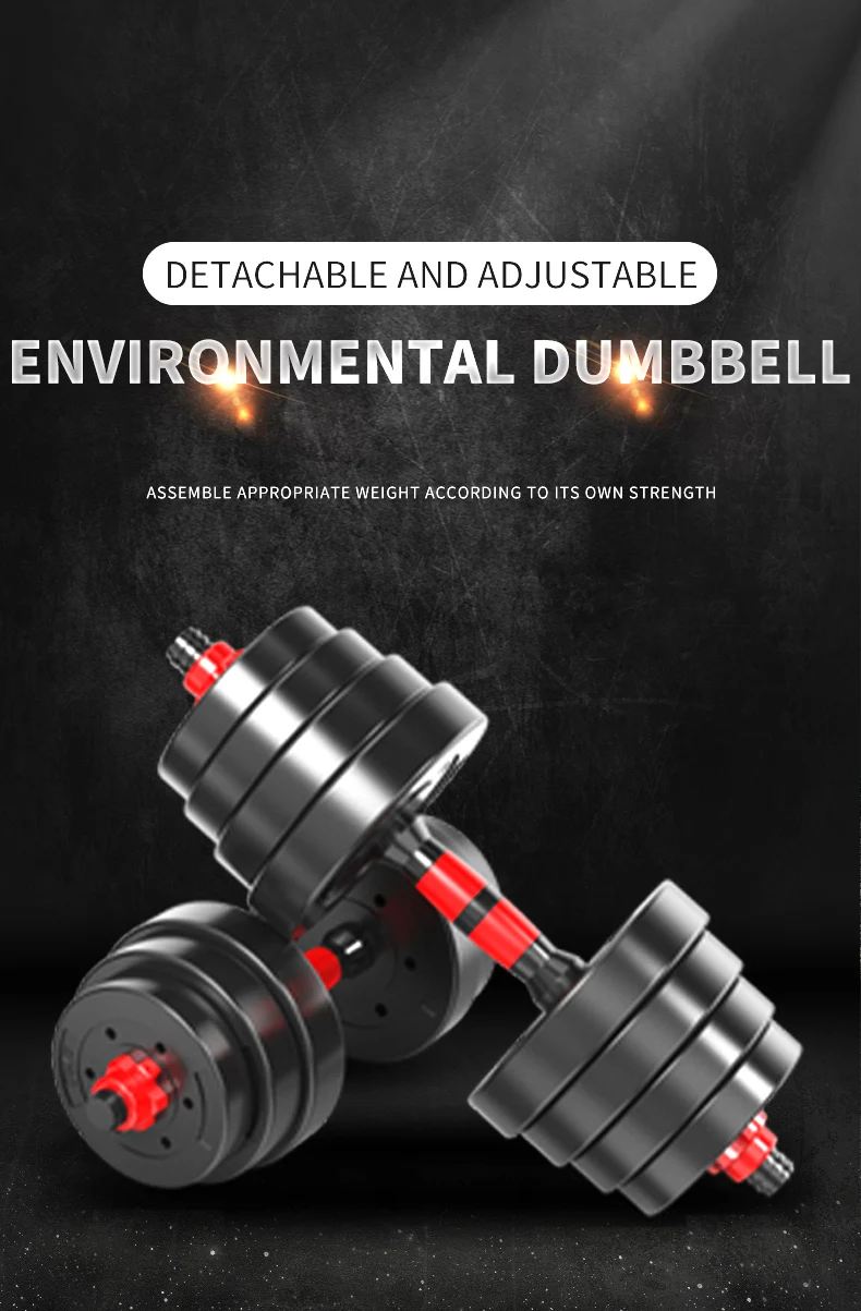 6 in 1 Multifunction 10kg 12kg 30kg 50kg Cement Ajustable Barbell to ...