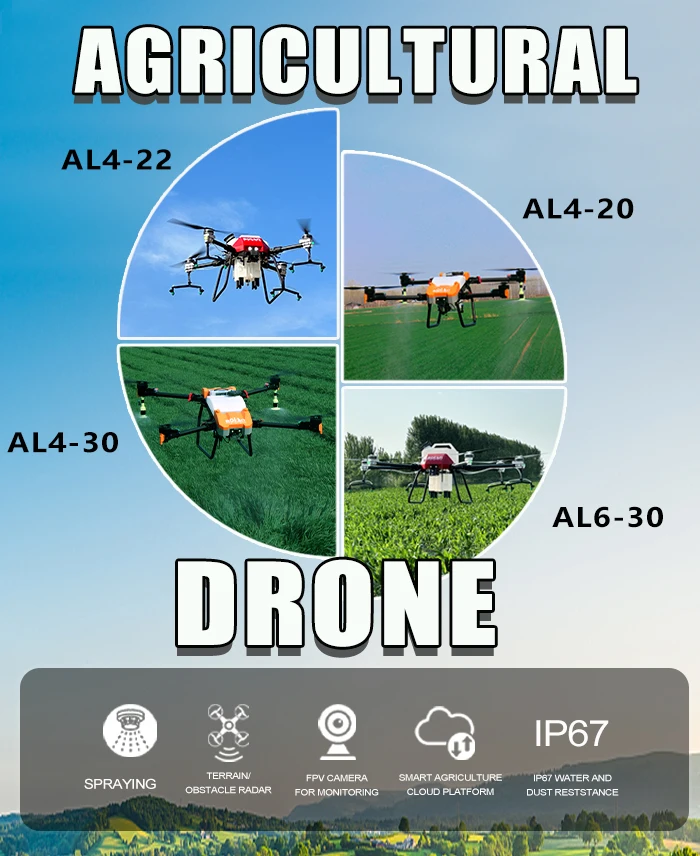 Profesional Al22 Payload Agriculture Uav Drone 4 Axis Aircraft Agricultural Uav Drone - Buy ...