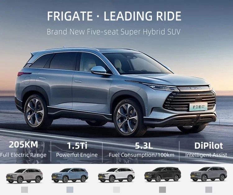 2022 Suv Electric Car Byd Frigate 07 Dm-i 100km Flagship 4wd Electric ...