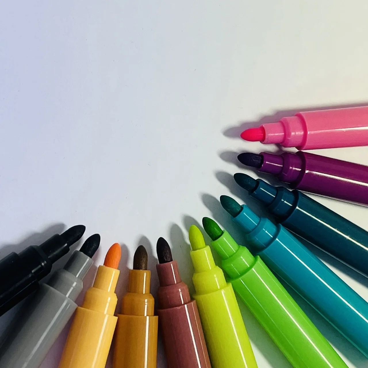 Made In Taiwan Pcr Plastic 24 Colors Washable Color Marker Set Water ...