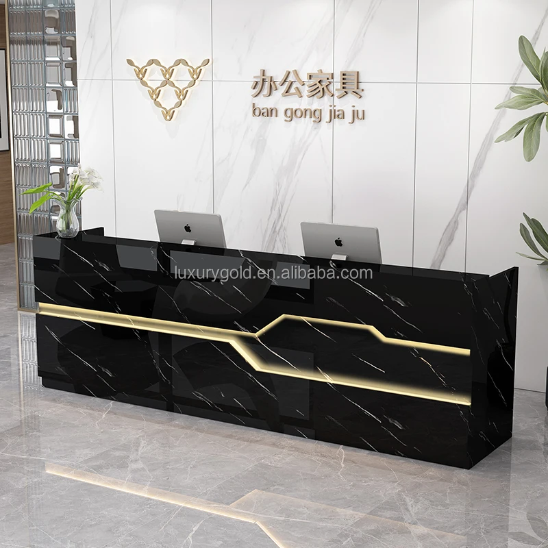 Hotel Office Reception Desk Checkout Counter Small Nail Salon Reception ...