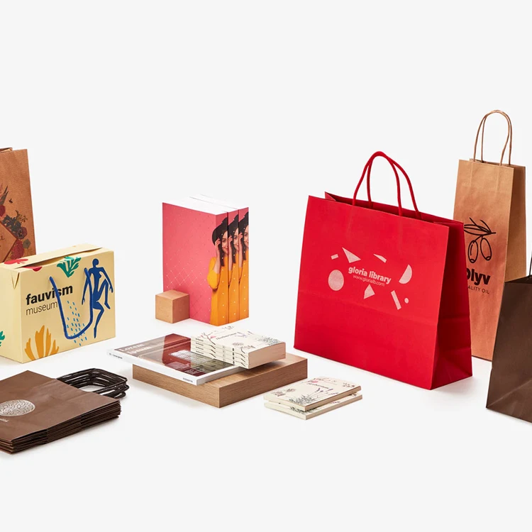 Custom Bags With Logo Luxury Shopping Bag With Logos Takeaway Cup ...