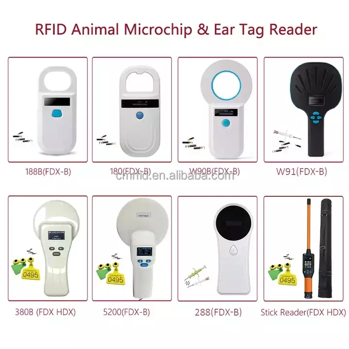 CMRFID Long Range Rfid Reader 134.2Khz/125Khz Bluetoo Animal Dog Pet ...