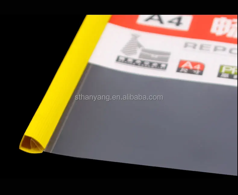 Wholesale A4 Size Plastic Transparent Report Cover Sliding Bar Business ...