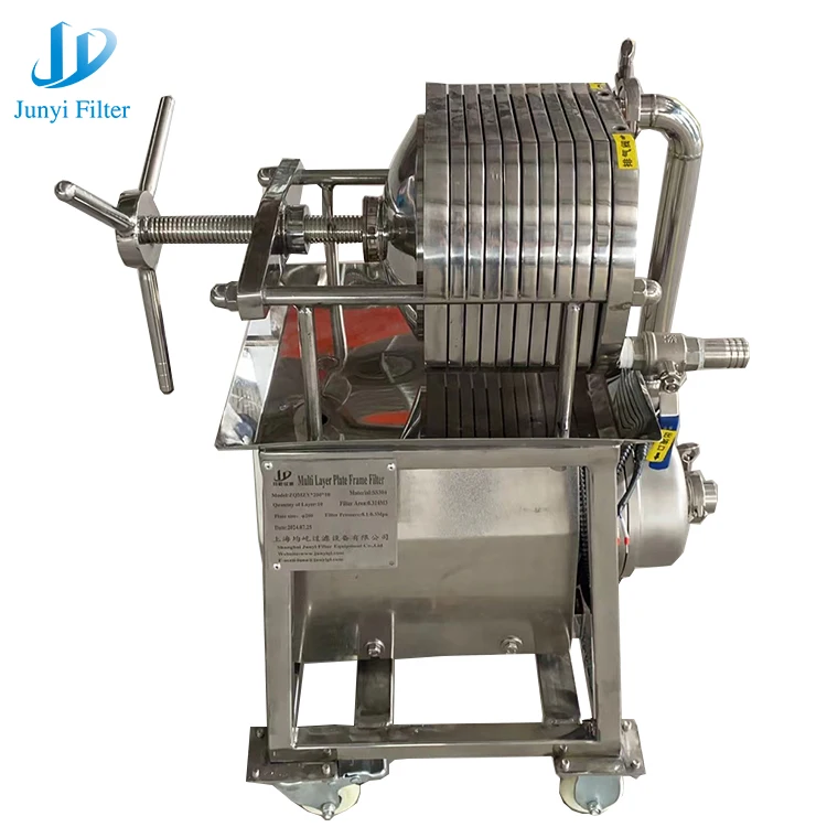 Multi-layer Stainless Steel Frame Honey Filter Press Equipment for ...