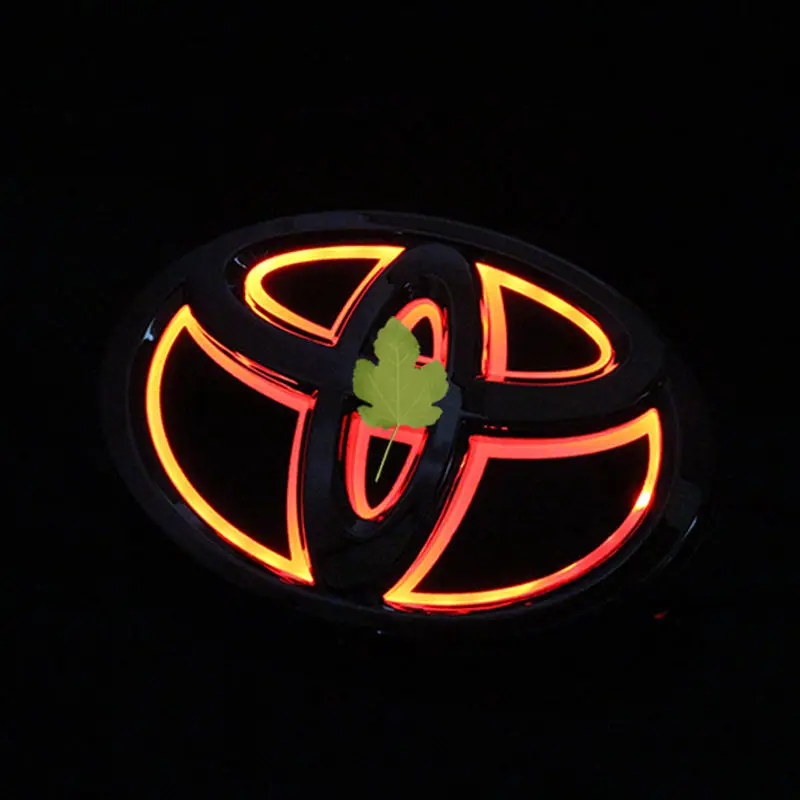 Auto Logo Led Light Car Grille Emblem 5d Car Front Logo Badge Led Light ...