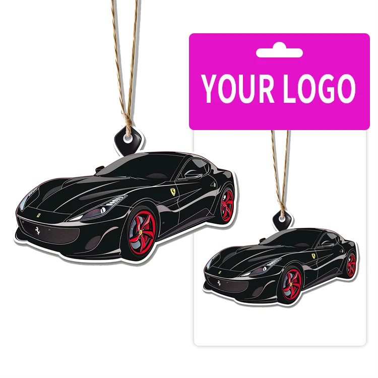 Nature Aromatic Fragrant Custom Logo Hanging Car Air Freshener Luxury ...