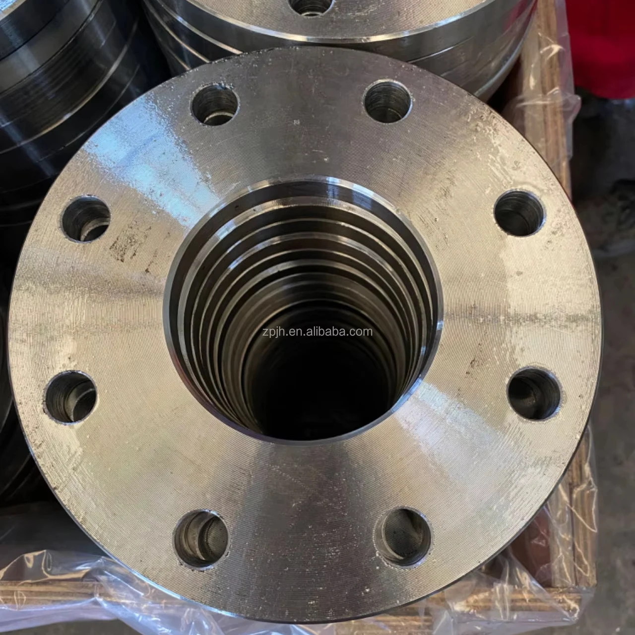 Jis 5k/10k Black Steel Ss400 Plate And Pipe Flange Sop Ff High Quality ...