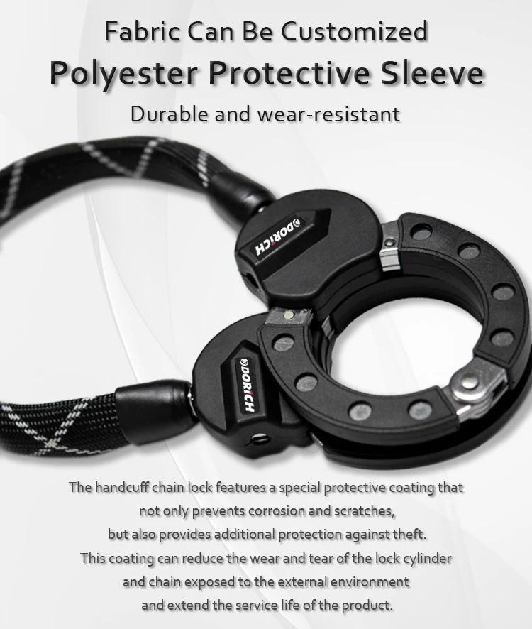 Dorich Handcuff Chain Lock - Ultimate Motorcycle Security