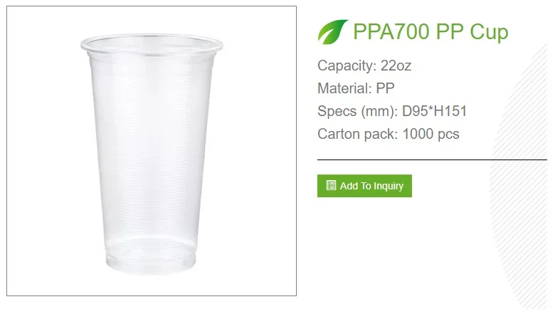 Wholesale Custom Pp Printed Logo Disposable Plastic Cup Eco-friendly ...