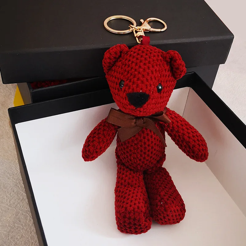 20CM Teddy Bear Stuffed Keychain - Perfect Gift & Decor