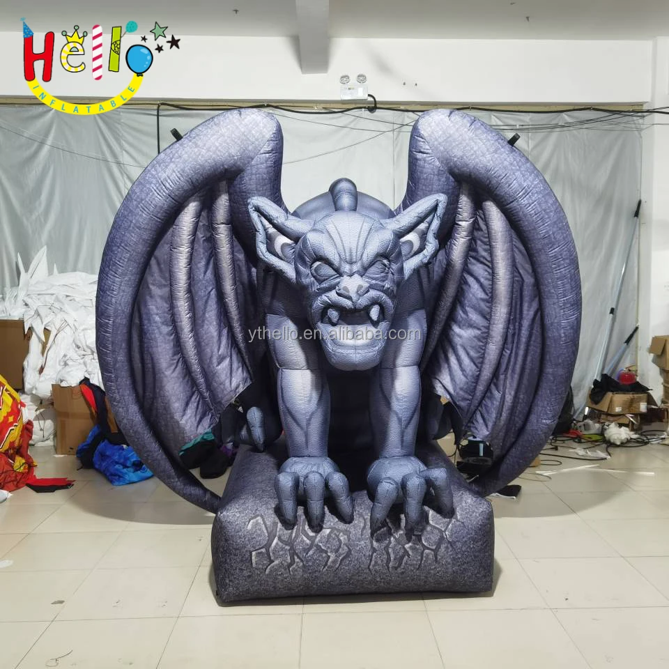 Halloween Monster Inflatable Decorations Scary Demon Blow Up Yard ...