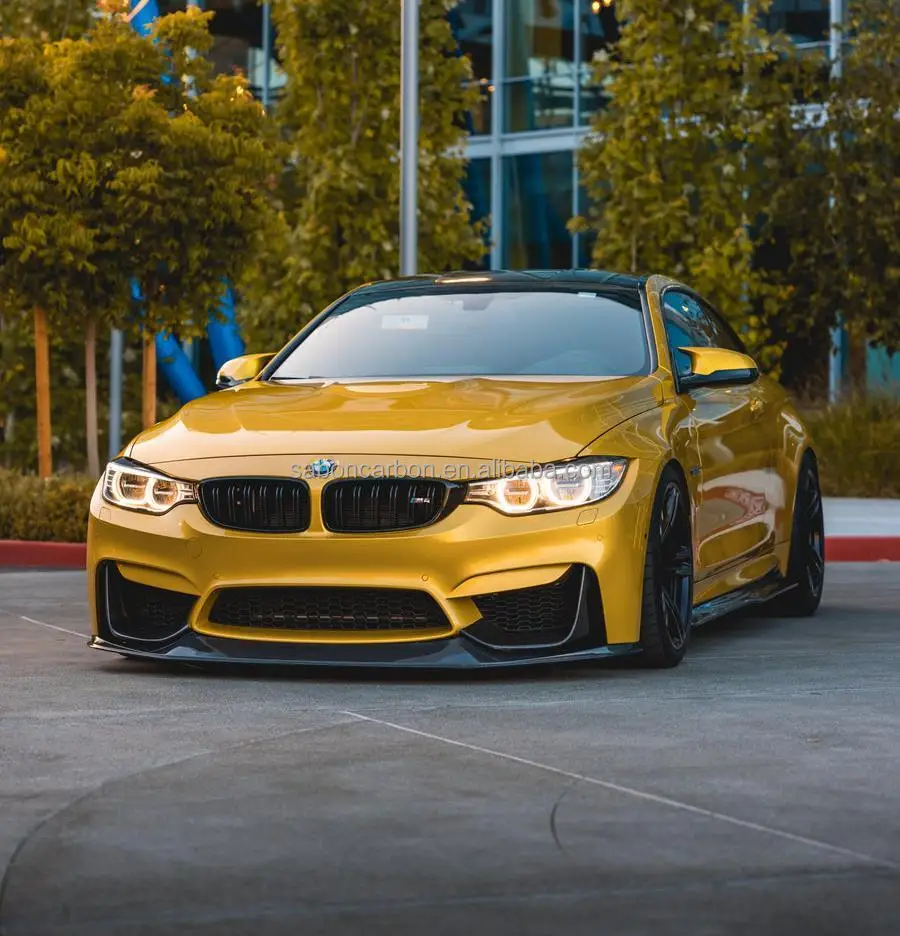 F80 M3 Carbon Fiber Front Bumper Lip Splitter Body Kit Spoiler Lip For ...
