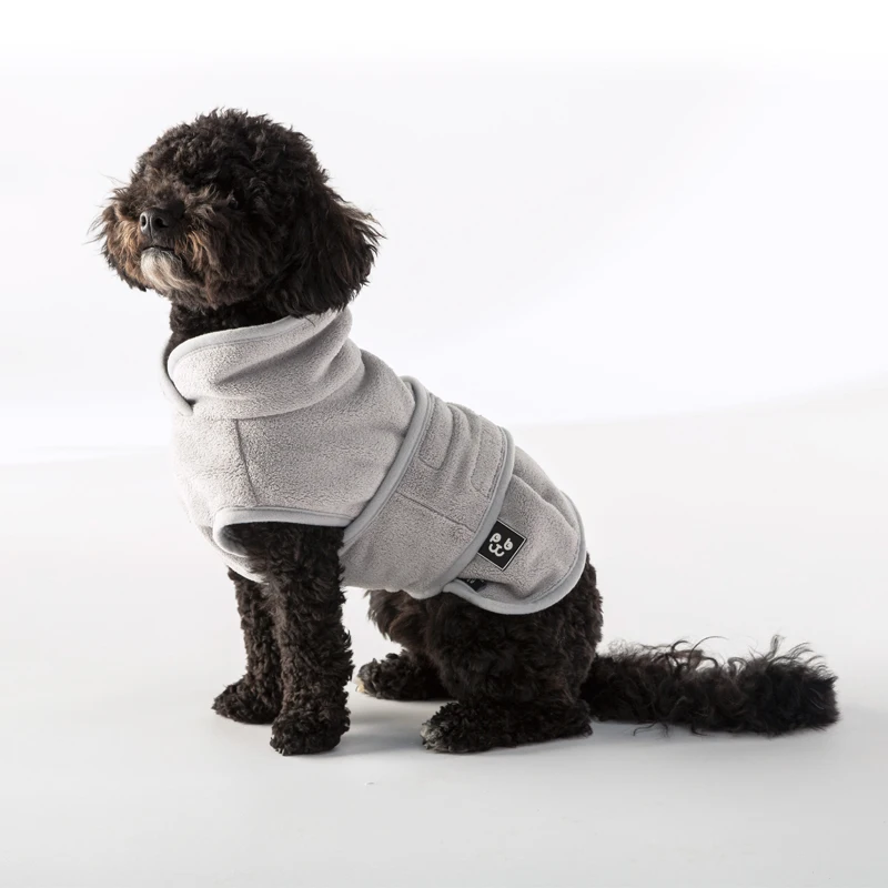 LS Customize Dog Drying Coat - Fast & Absorbent Bathrobe