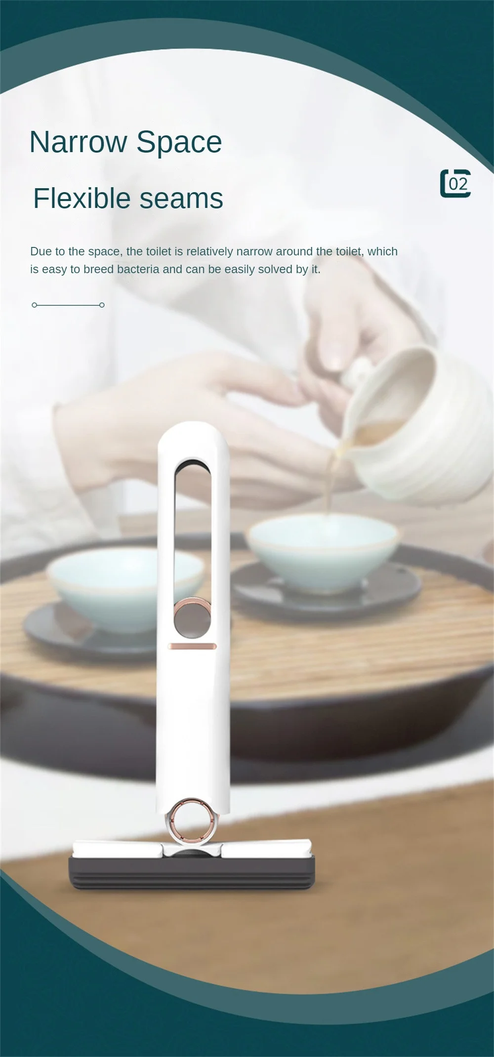 Mini Mop Portable Self Squeezes Small Mop Cars Sponge Mop Portable Mini ...