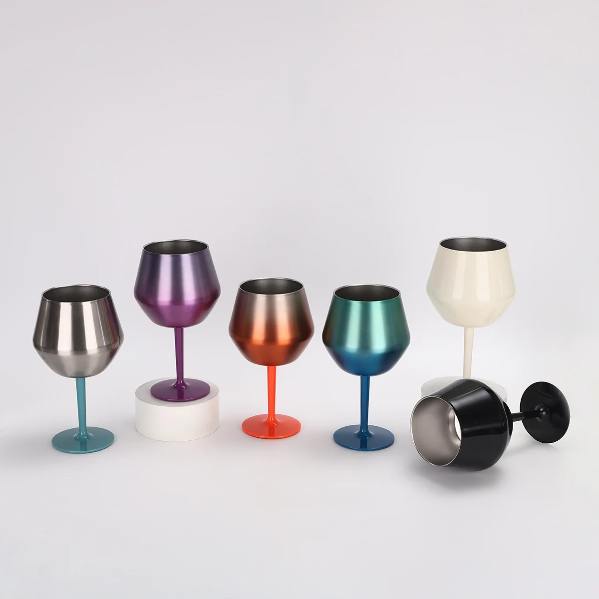 7oz Custom Stained-glass Glasses Thick Goblets Water Beer Juice Wine ...