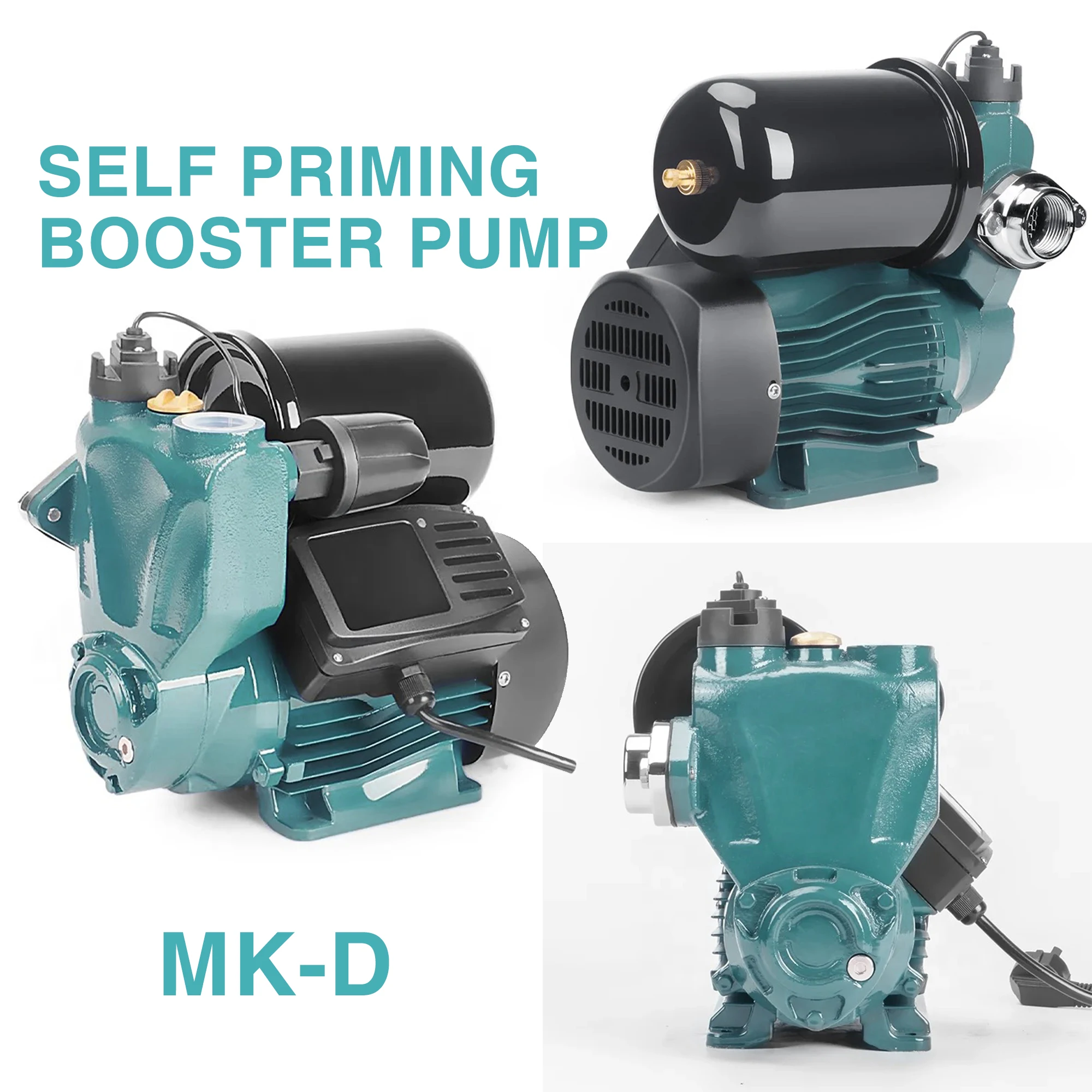 Intelligent Self Priming Pump - 0.8kw Smart Water Booster