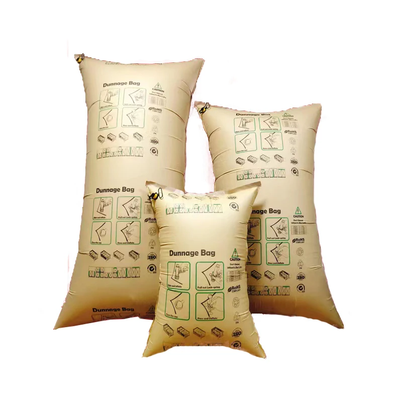 Recycled Brown Kraft Paper Void Fill Air Bags: Enhance Pallet Safety ...
