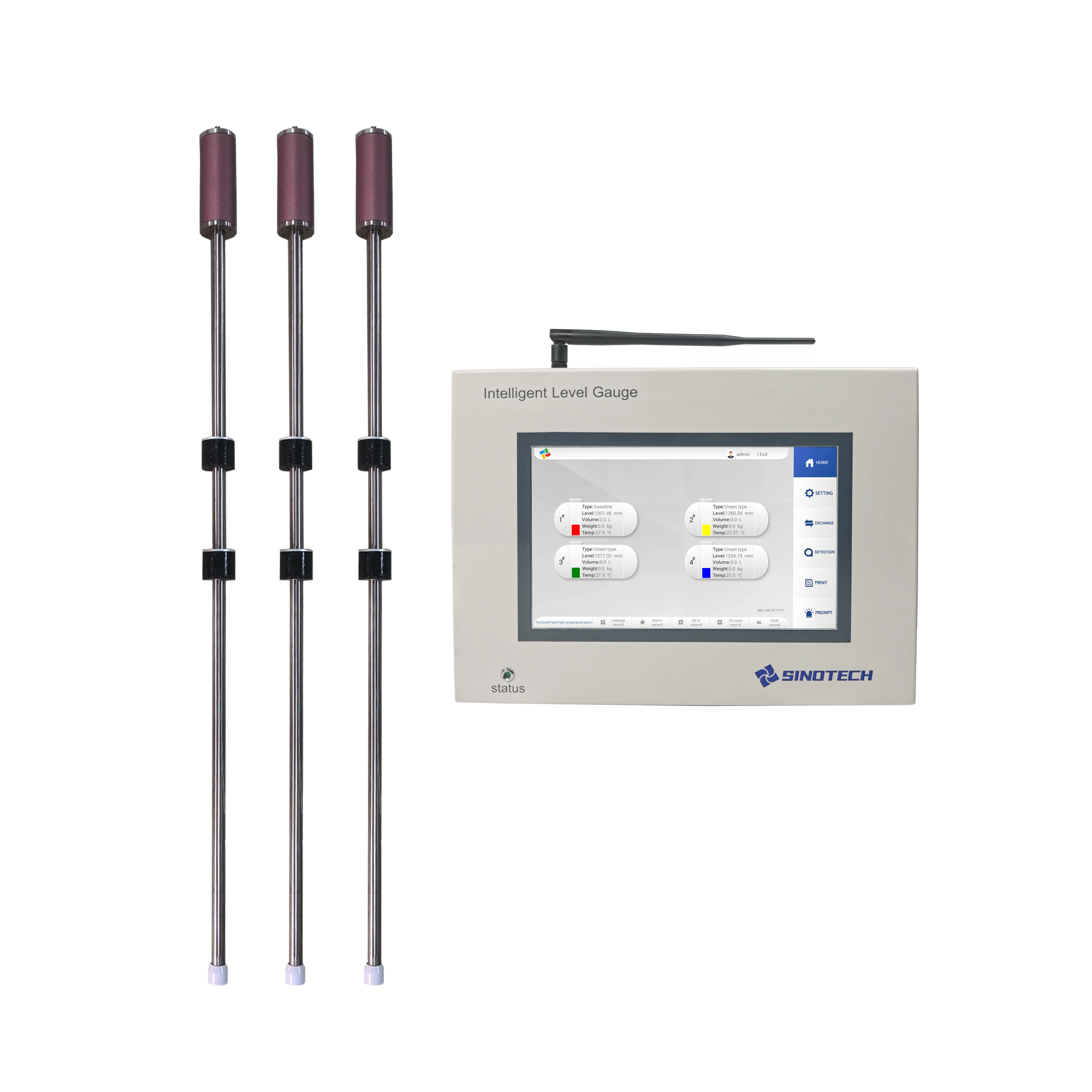Automatic Tank Gauging System ATG Magnetostrictive Probe Fuel Oil Level ...