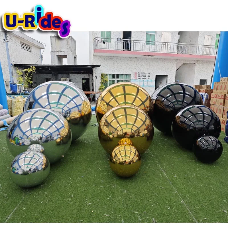 Customized Inflatable Christmas Decoration Big Hanging Mirror Ball ...