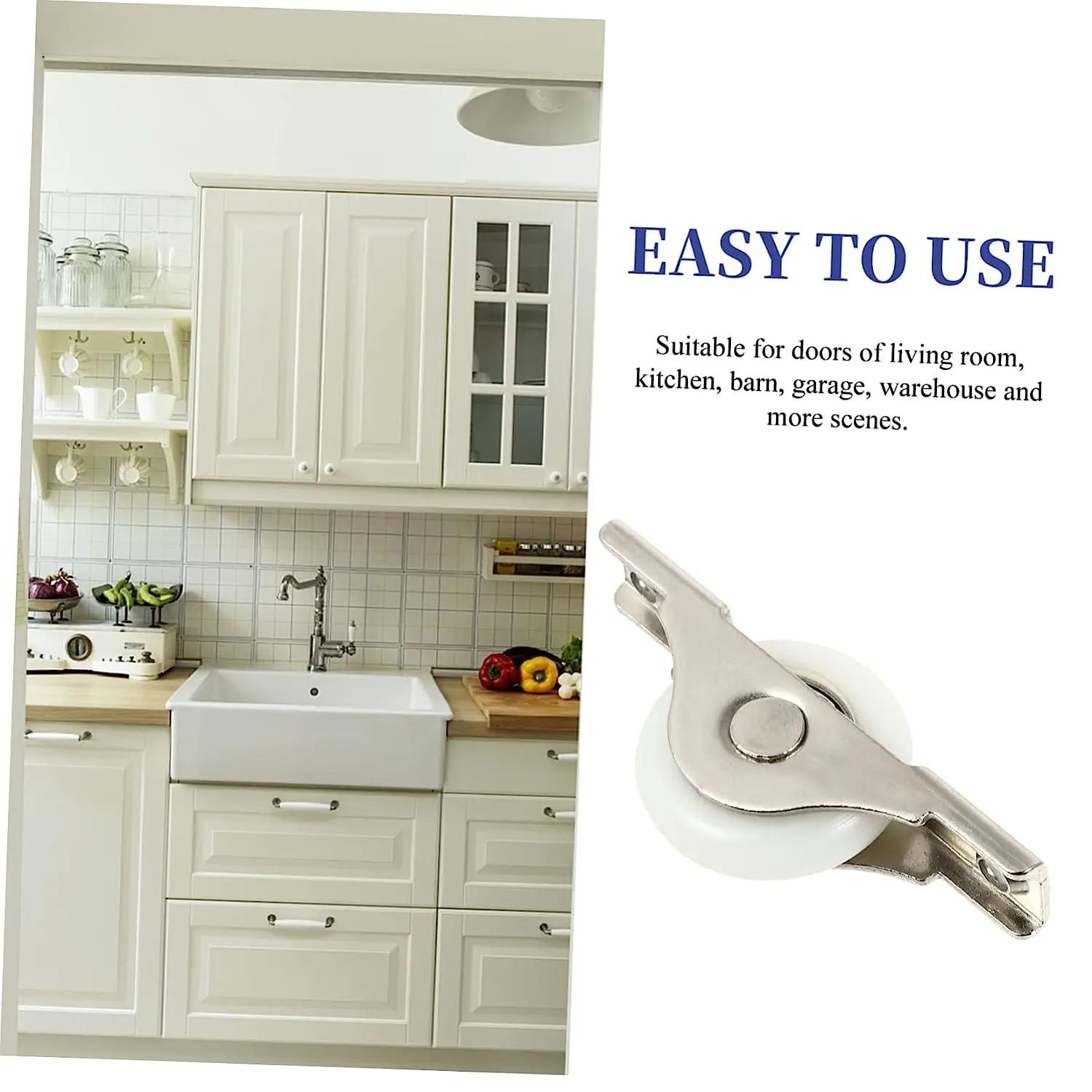 Modern Design Sliding Guide Cupboard Track with Pulley Wheels for ...