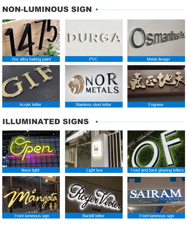 Custom Laser Cut Acrylic Signs - Durable & Versatile