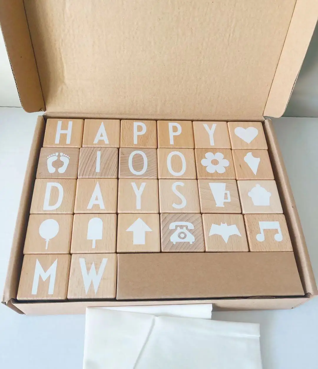 Wooden Walking Letter Word Box Maze - Fun Learning Toy