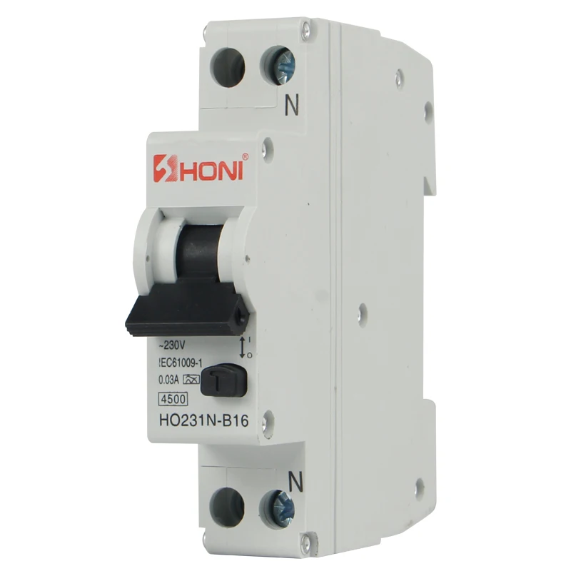 A Type Ac Type 1p 1p+n 10ma 30ma 100ma 300ma Rcbo Breaker Elcb Residual ...