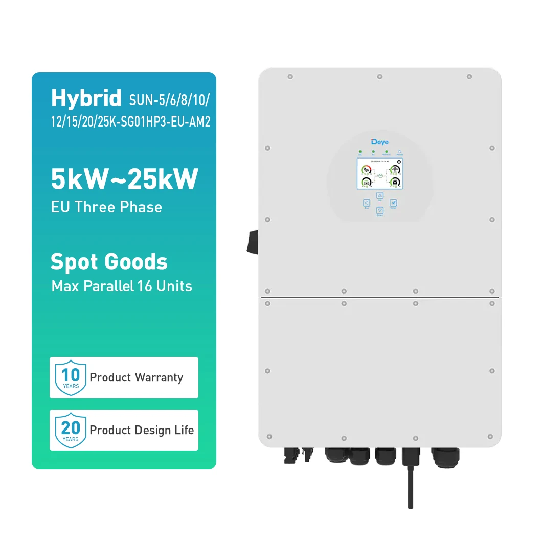 Inversor híbrido de alto voltaje Deye, para sistema de almacenamiento ...