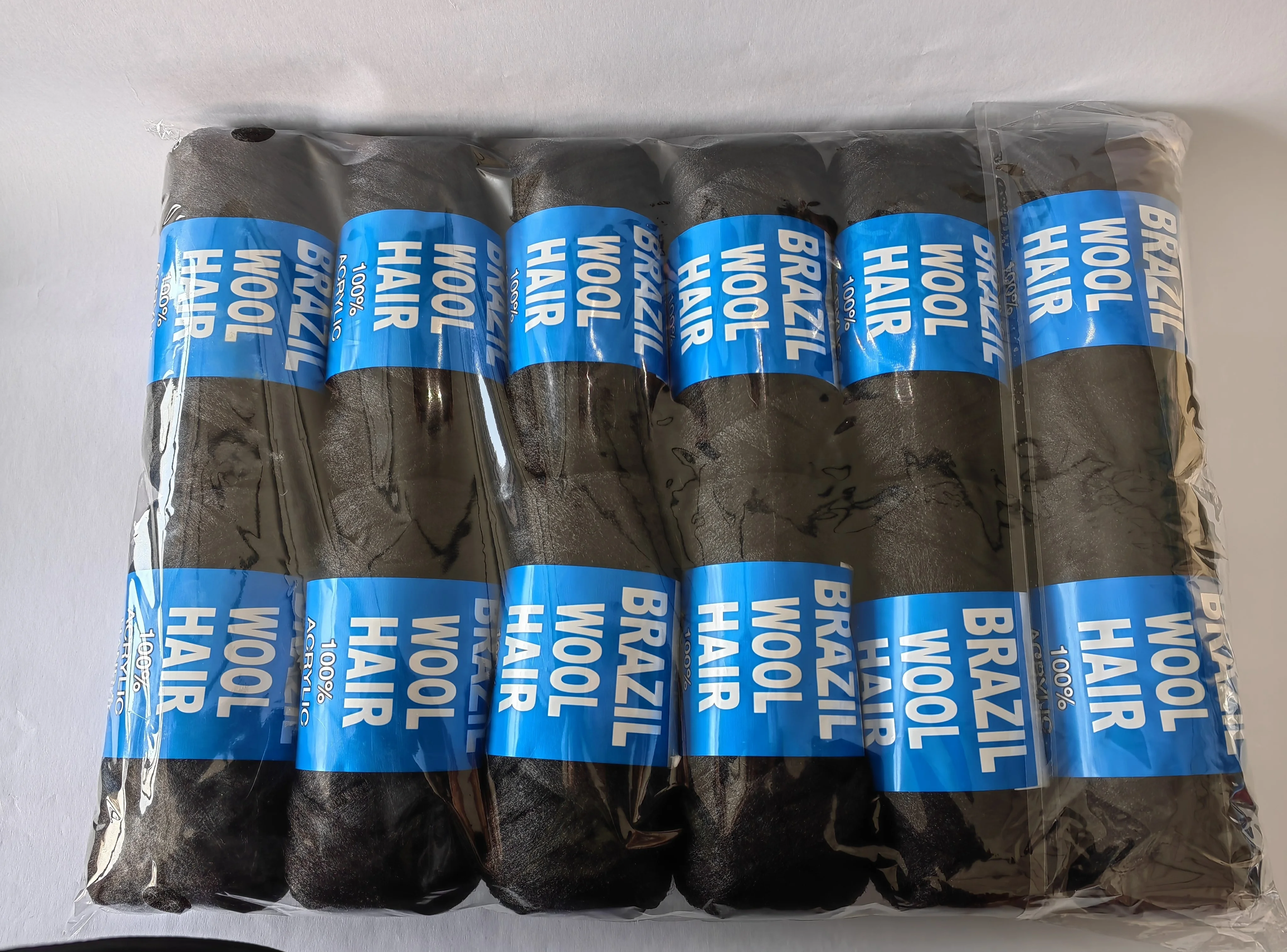 China Manufactured 100% Acrylic Yarn Brazilian Wool Hair Crochet Yarn ...