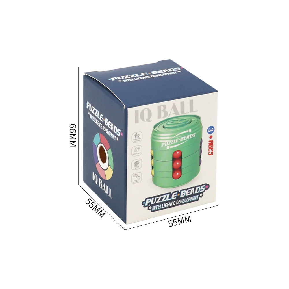 Huiye Rotating Magic Finger Cube Magic Bean Rotating Cubes Toy Stress ...