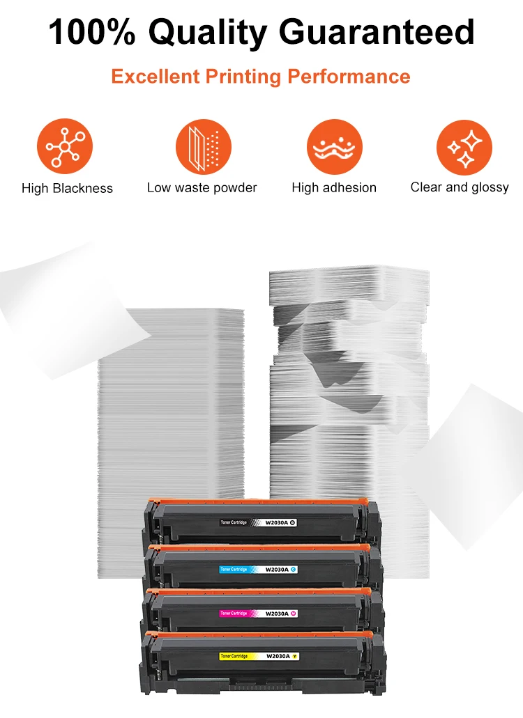 Topjet 415A W2030A W2031A W2032A W2033A Color Toner Cartridge ...