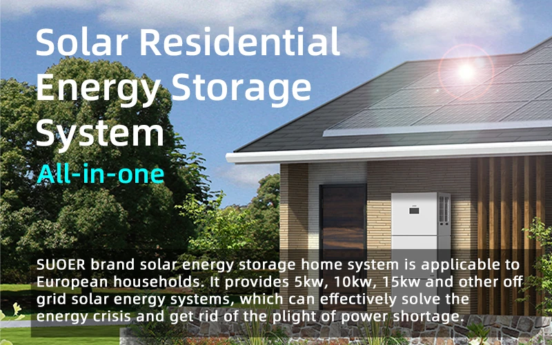 2024 New All In One Offgrid Solar Power System Home 5kw 10kwh Home ...