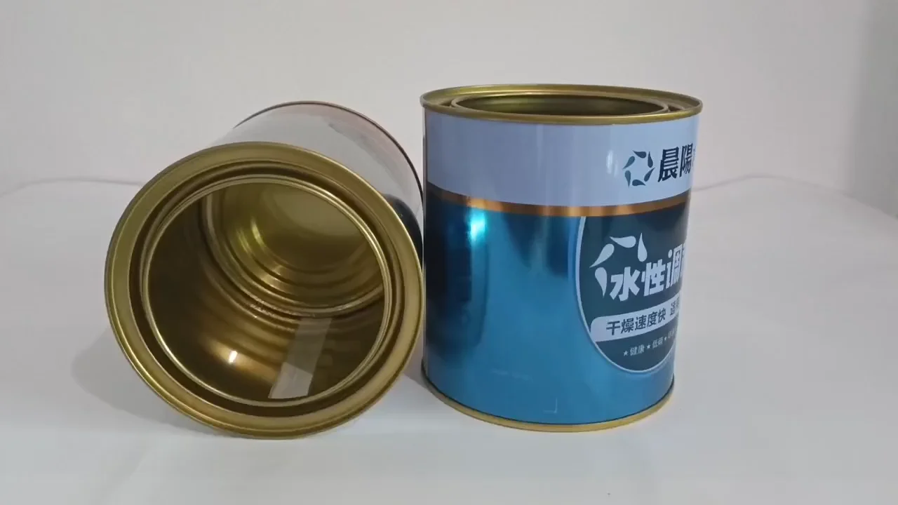 Custom Pail Drum Of Paint Bucket Sizes 1 Liters Tin Metal Barrel For ...