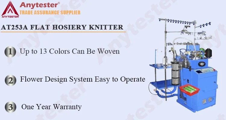 Sock Knitting Machine - Hosiery Circular Knitter up to 13 Colors