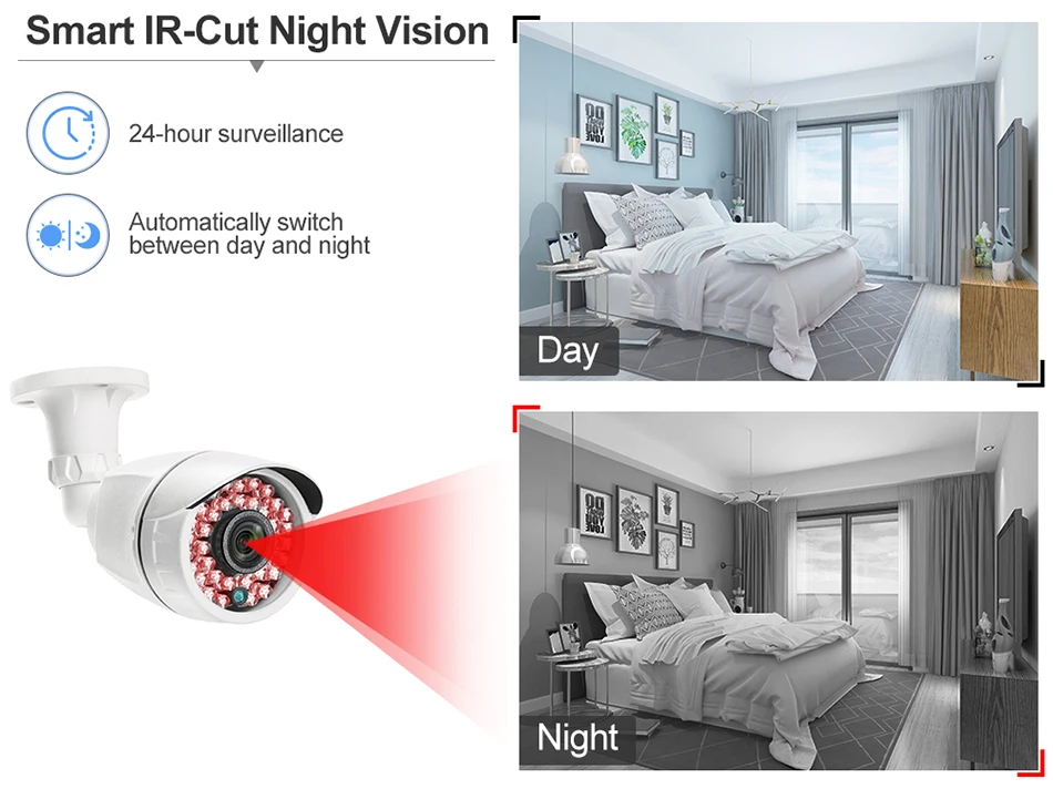 Factory Sell Ip Camera Nvr 4mp Kit Cctv 8ch 16ch Night Vision Wired Nvr ...