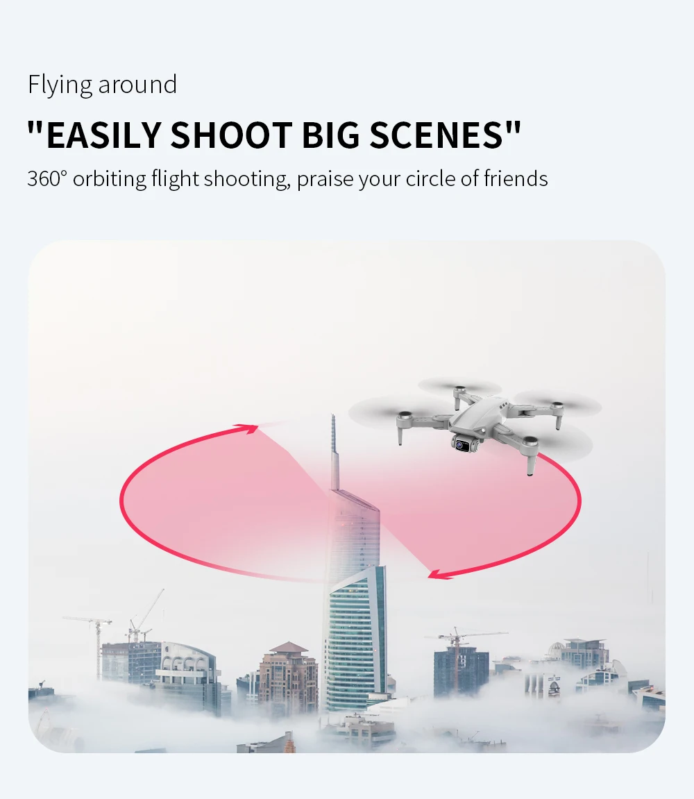 L900 Pro Brushless GPS Folding UAV 4K HD Aerial Photography up to 10min ...