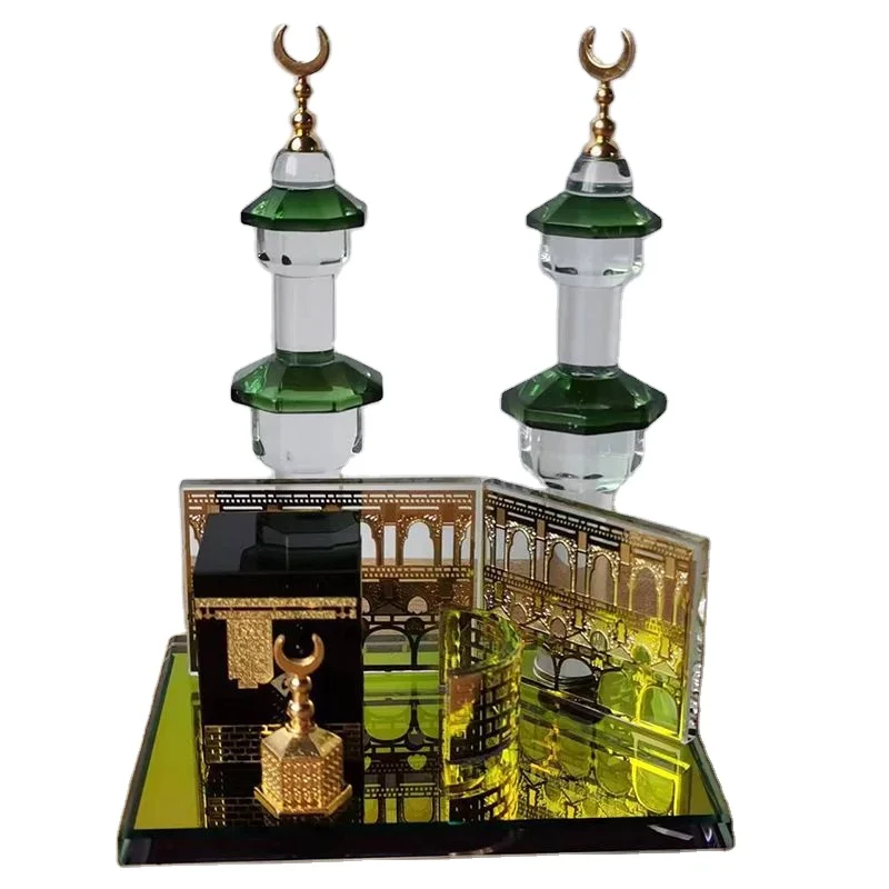 Kaaba Muslim Haji Arab Figurines Ramadan Islamic Home Decoration ...