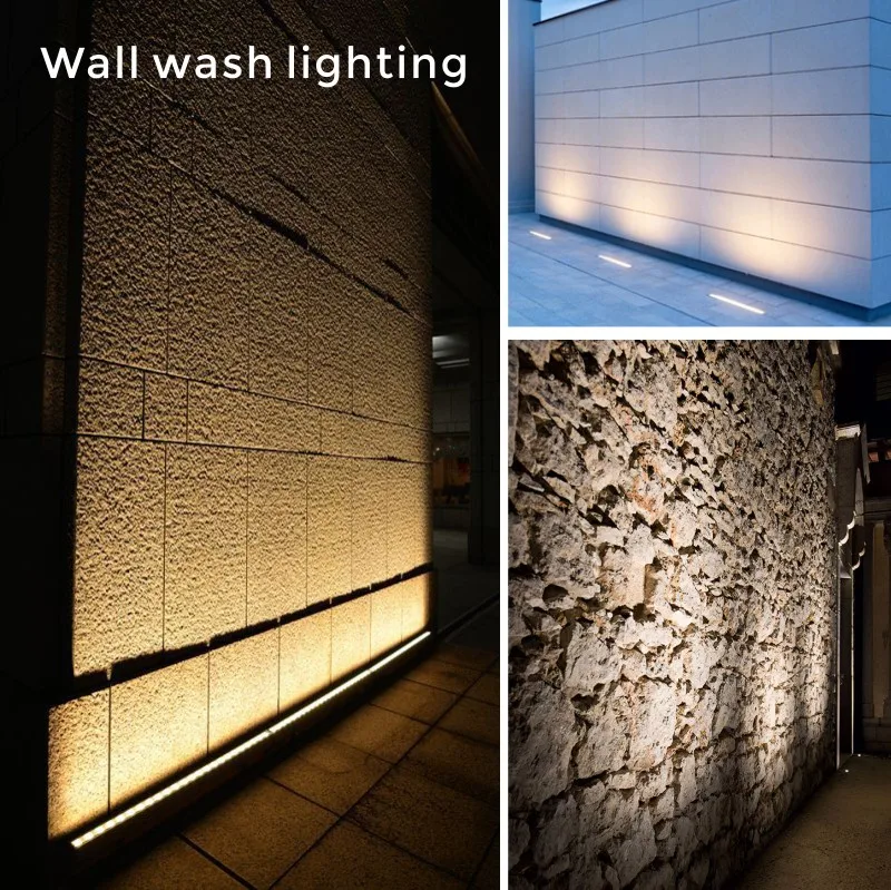 Ciki Recessed Linear Wallwasher Light Ip67 Rgbw 12w 18w 24w 30w 36w ...