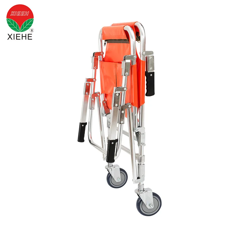 Evacuation folding chair stretcher with wheel for old people, China ...