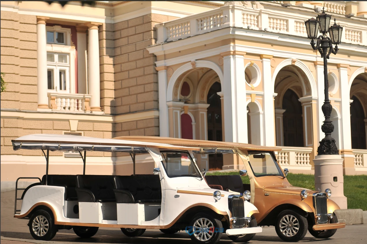 Stylish Yellow Electric Mini Car - High Performance Classic