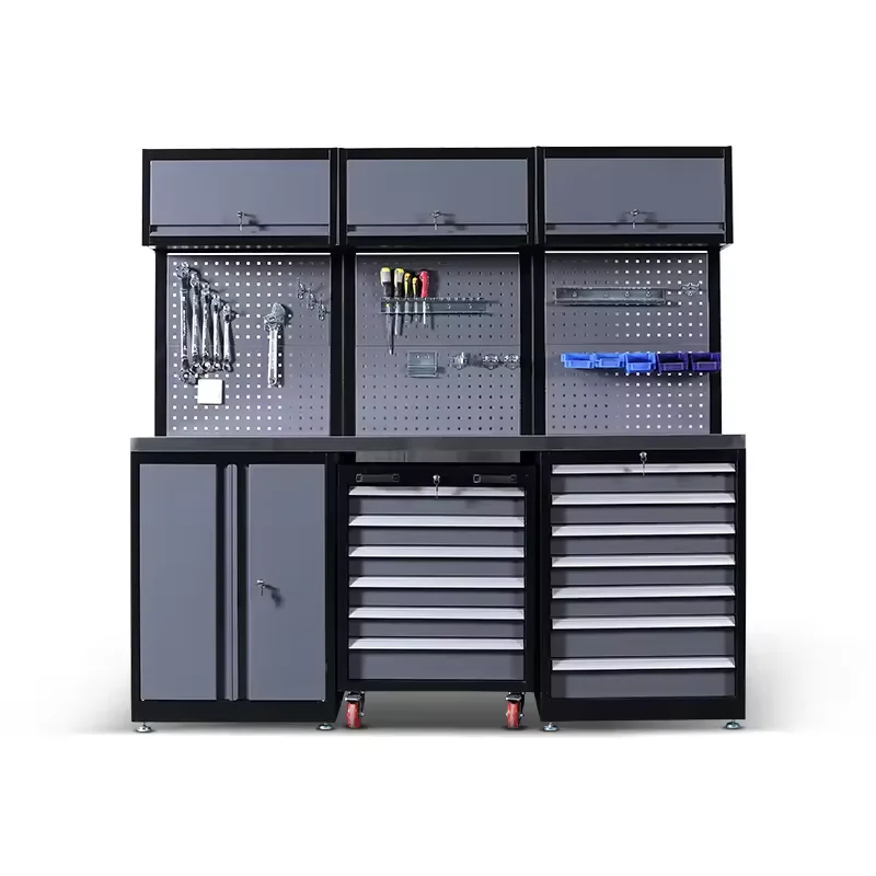 Modular Heavy-duty Steel Storage Garage Workstation Cabinet Workbench ...