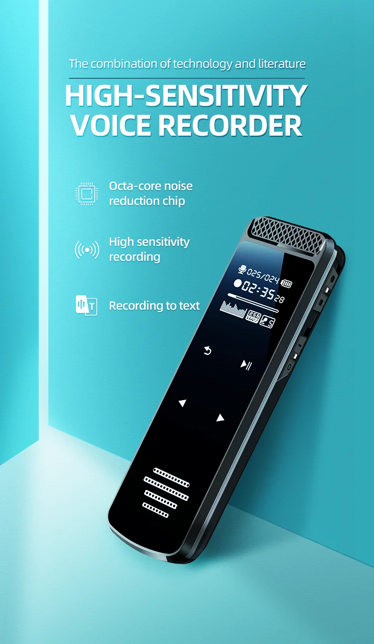 Pen Digital Voice Recorder With Screen Speaker 8/32/64gb Activated ...