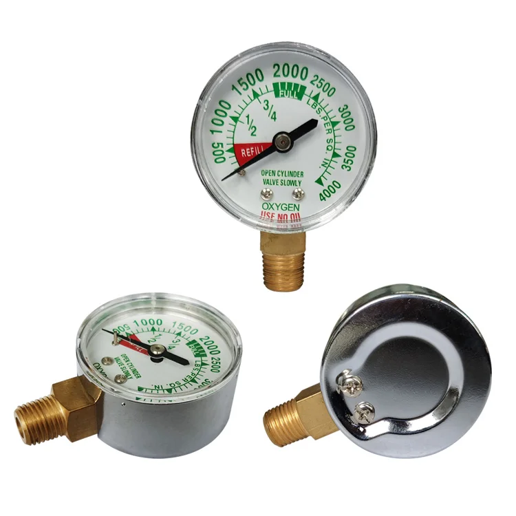 10000psi Oxygen Pressure Gauges Manometer Generators For Medical ...
