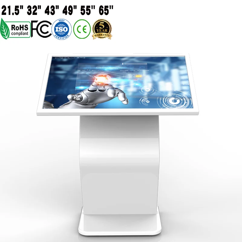 4k Screen Narrow Stand Digital Signage Display Kiosk 21 32 43 55 65 ...