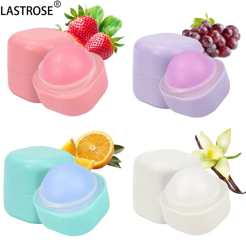 4 Flavors Strawberry Lip Balm - Natural Long Lasting Care