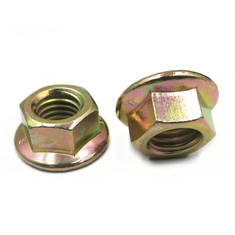 DIN6926 Stainless Steel SS304 Hex Flange Top Lock Nut Inch 3/4-10 ...