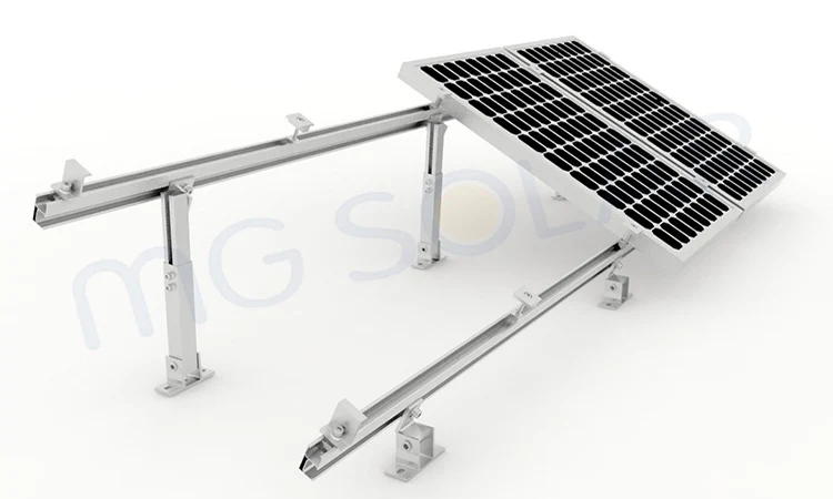 Adjustable Angle Tilt Roof Trestle Solar PV Mounting System AL6005-T5 ...
