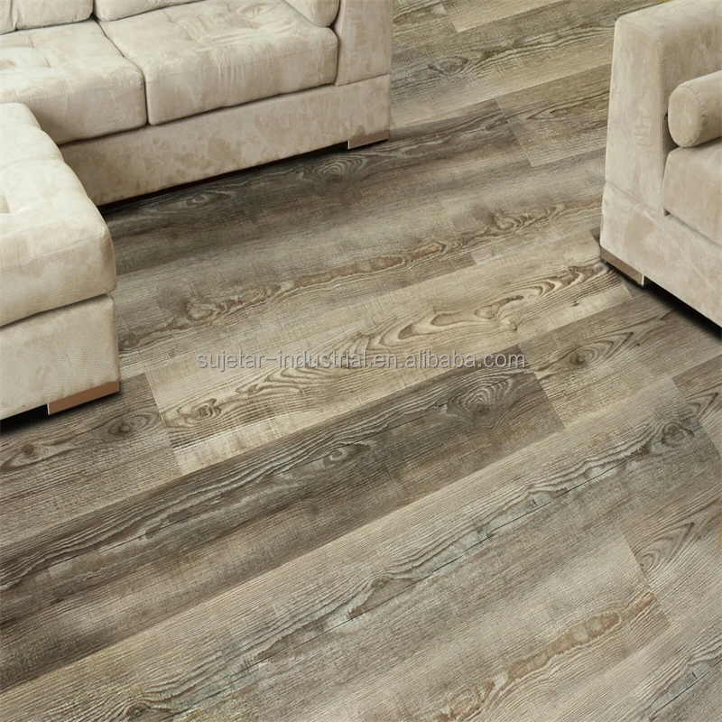 Wood Textured Lock System 4mm 5mm 6mm 7mm 8mm Interlocking Lvt Vinyl ...